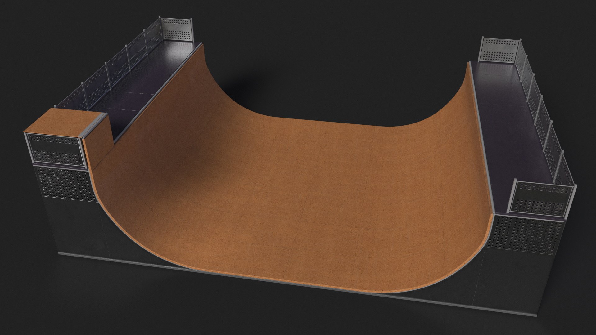 3D Model Skatepark Ramp - TurboSquid 2307269