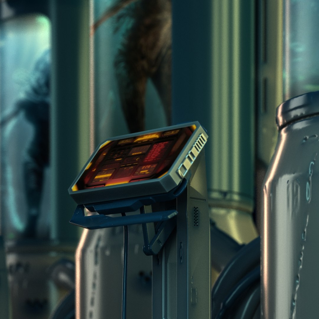 3D Alien Laboratory Biotechnology - TurboSquid 2008466