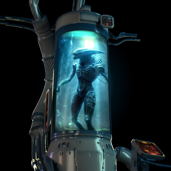 3D Alien Laboratory Biotechnology - TurboSquid 2008466