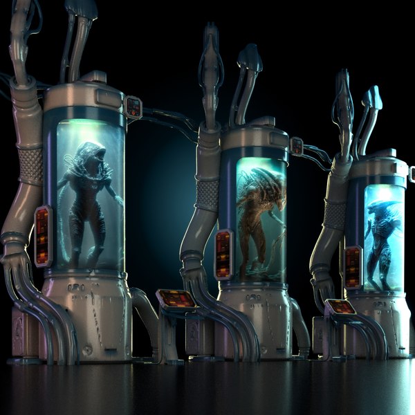 3D Alien Laboratory Biotechnology - TurboSquid 2008466