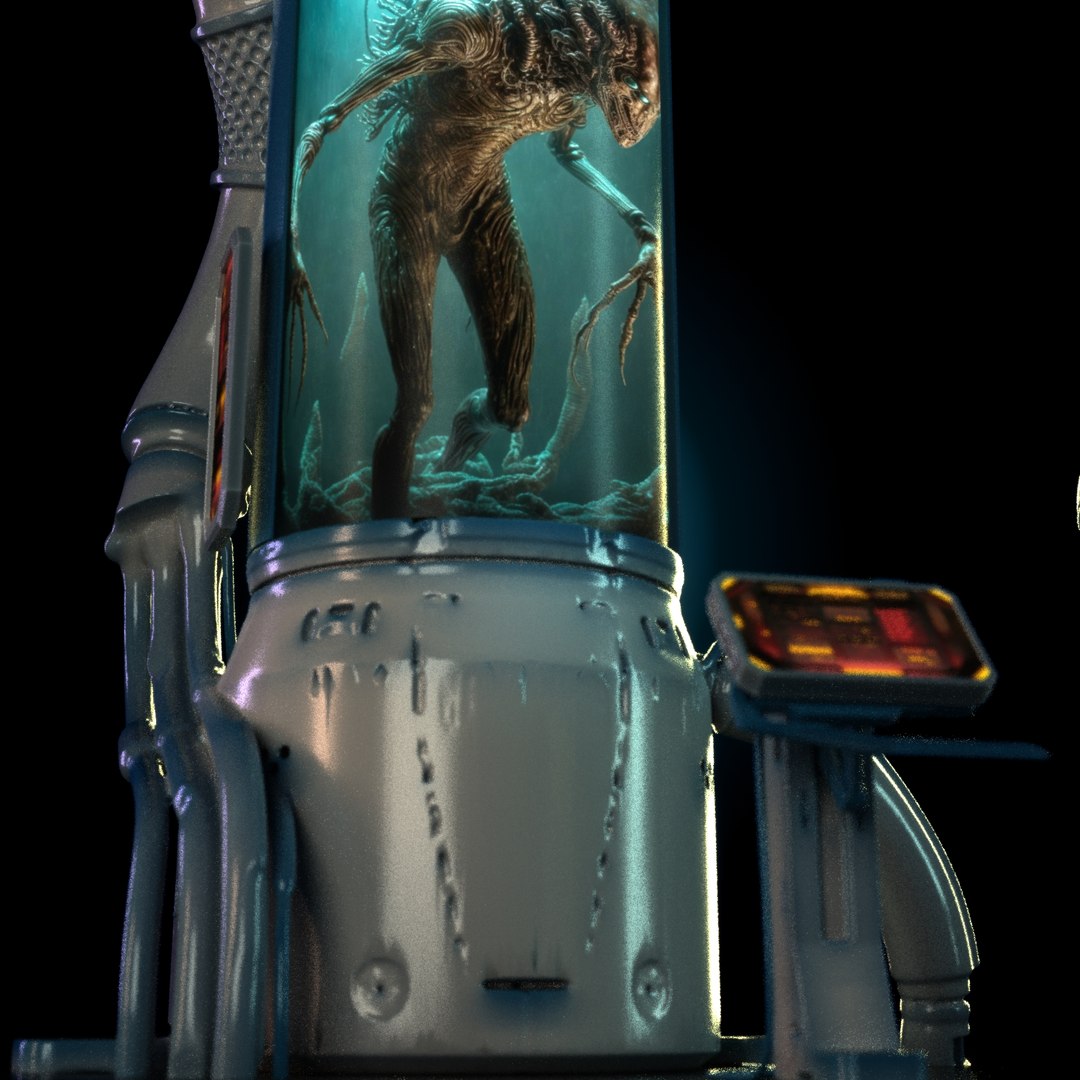 3D Alien Laboratory Biotechnology - TurboSquid 2008466