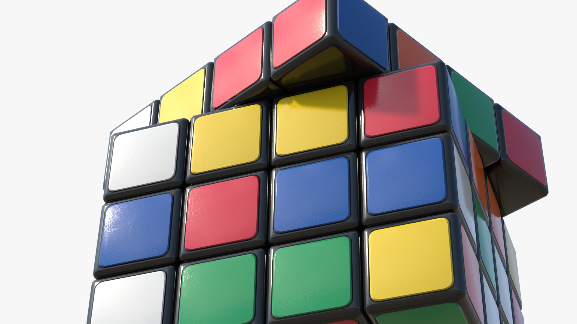 Animated Rubiks Cube 4x4 3D - TurboSquid 2053794