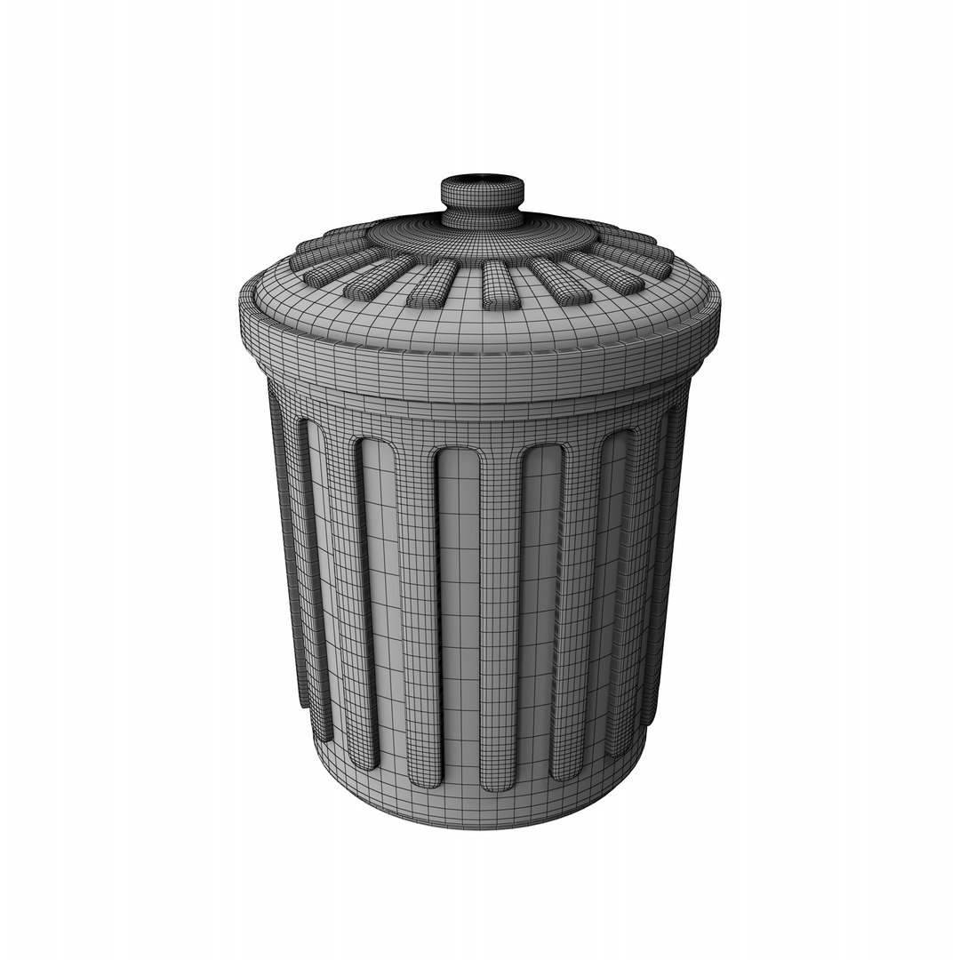 3D Model Recycle Bin Green - TurboSquid 2316824