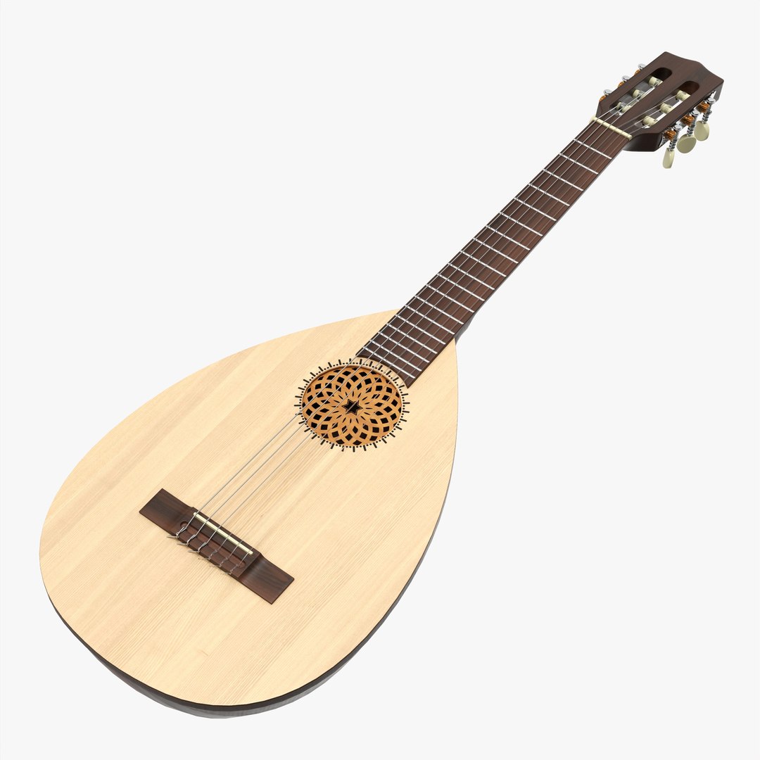 3D Lute string instrument model - TurboSquid 1809450