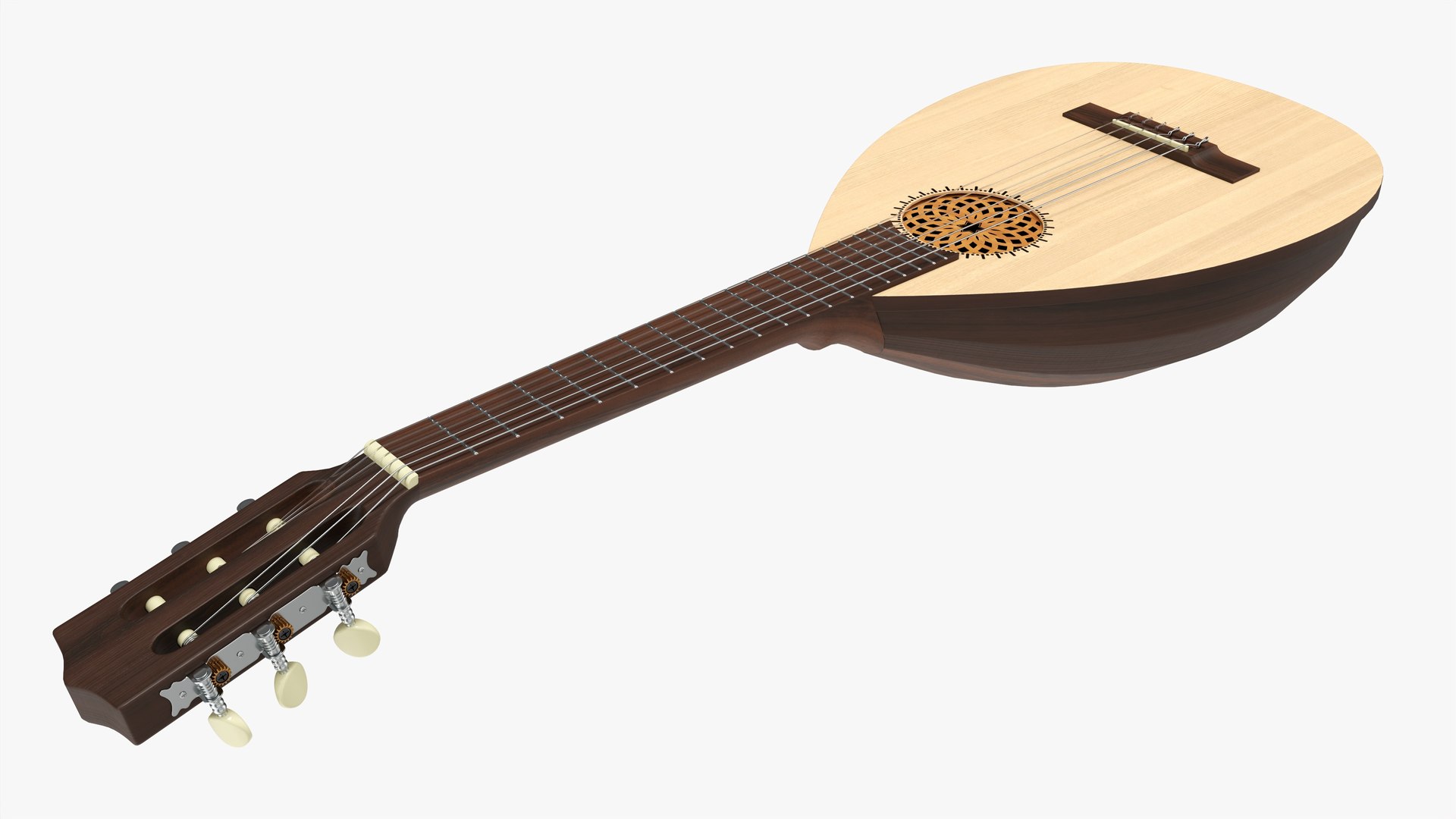 3D Lute String Instrument Model - TurboSquid 1809450