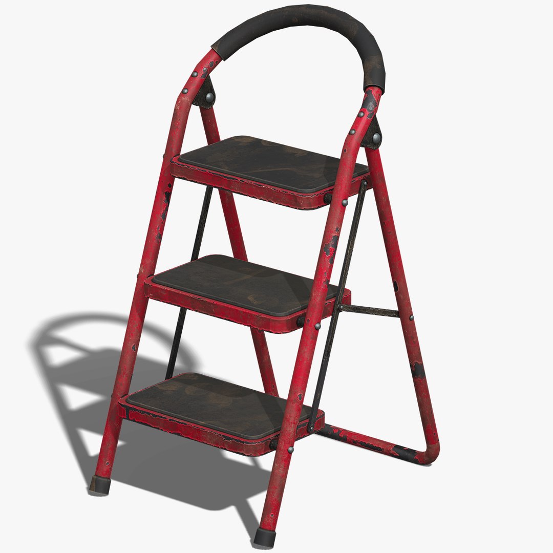 Old Metal Ladder - PBR Game Ready 3D model - TurboSquid 2057178