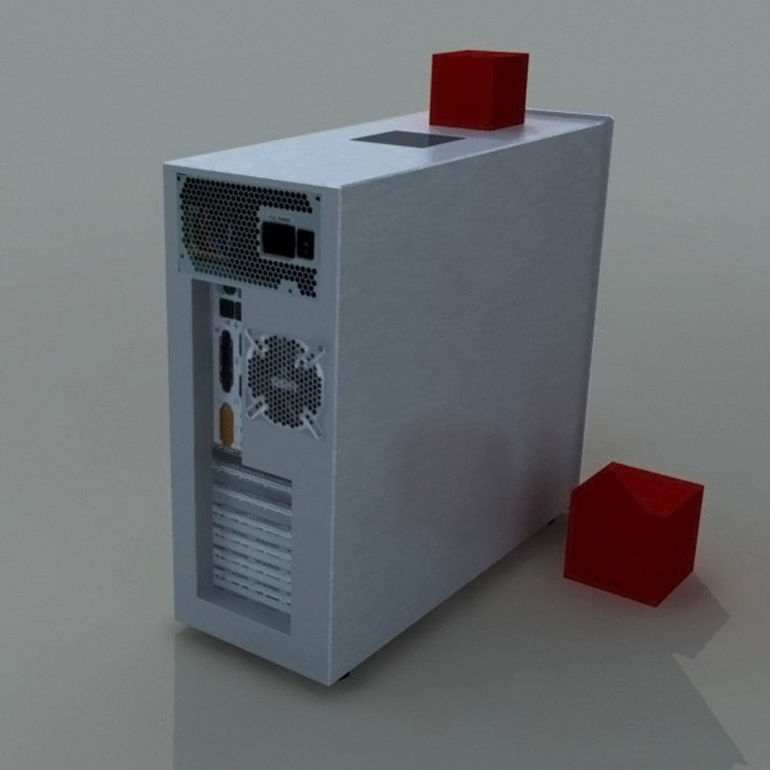 Cooler Computer Case Obj