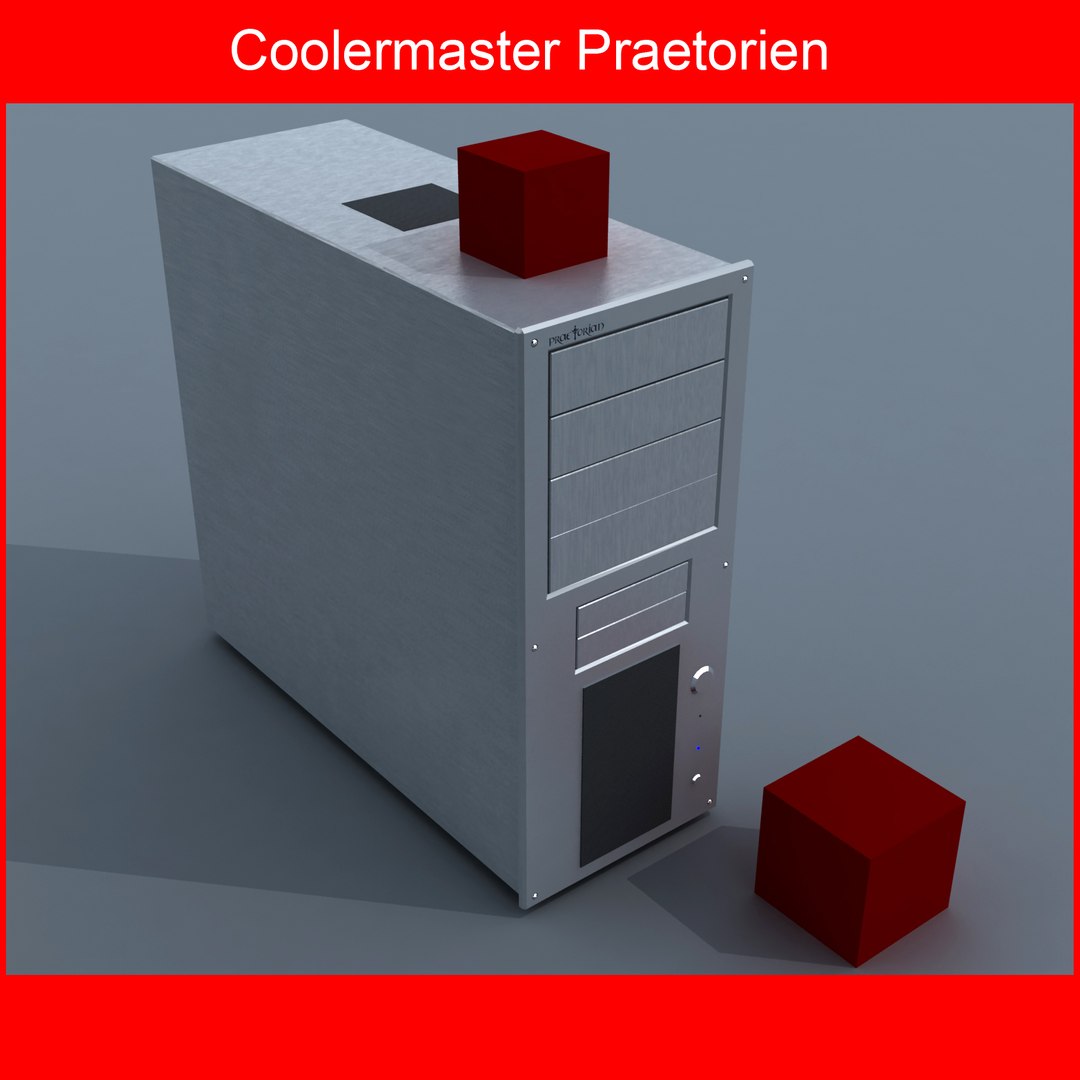 Cooler Computer Case Obj