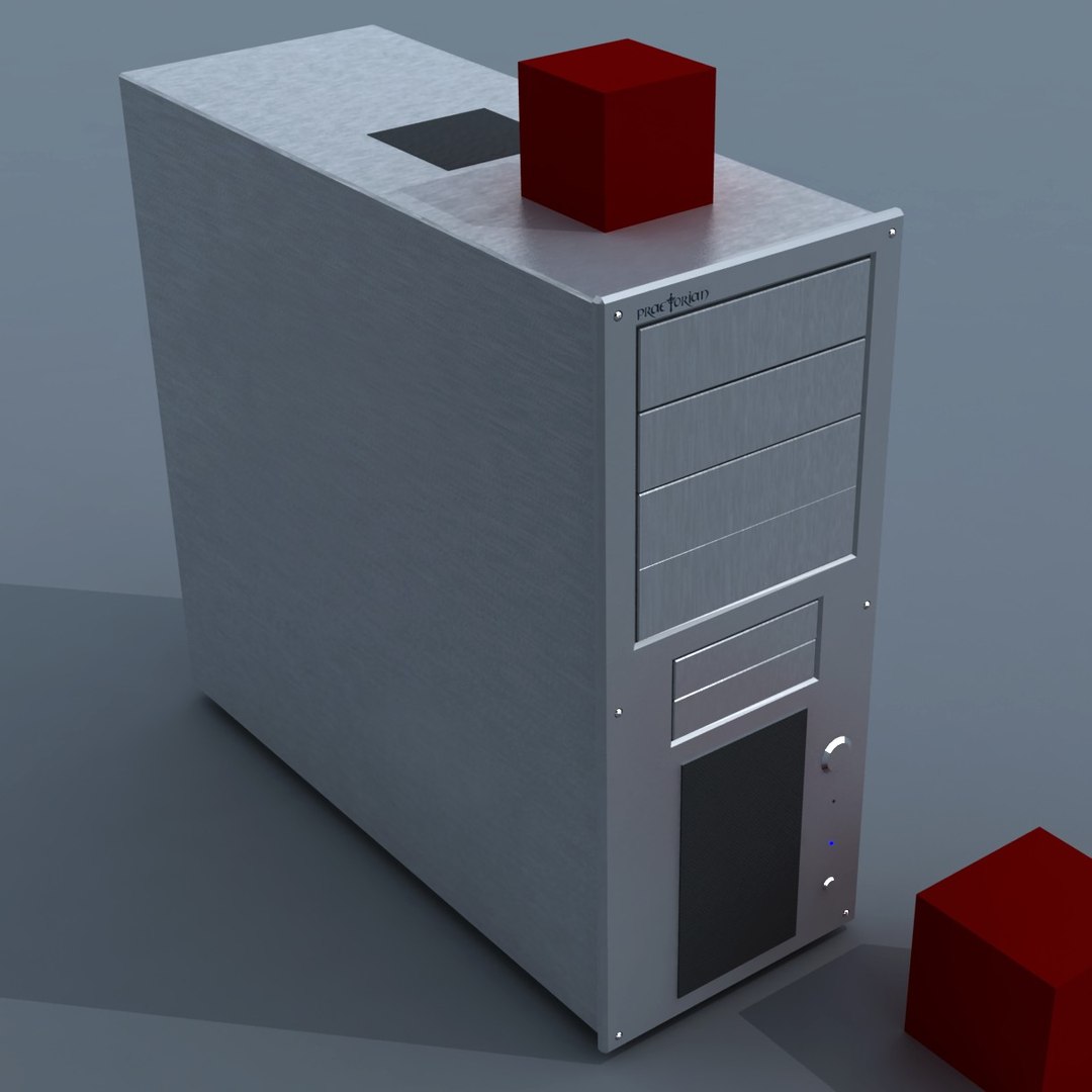 Cooler Computer Case Obj