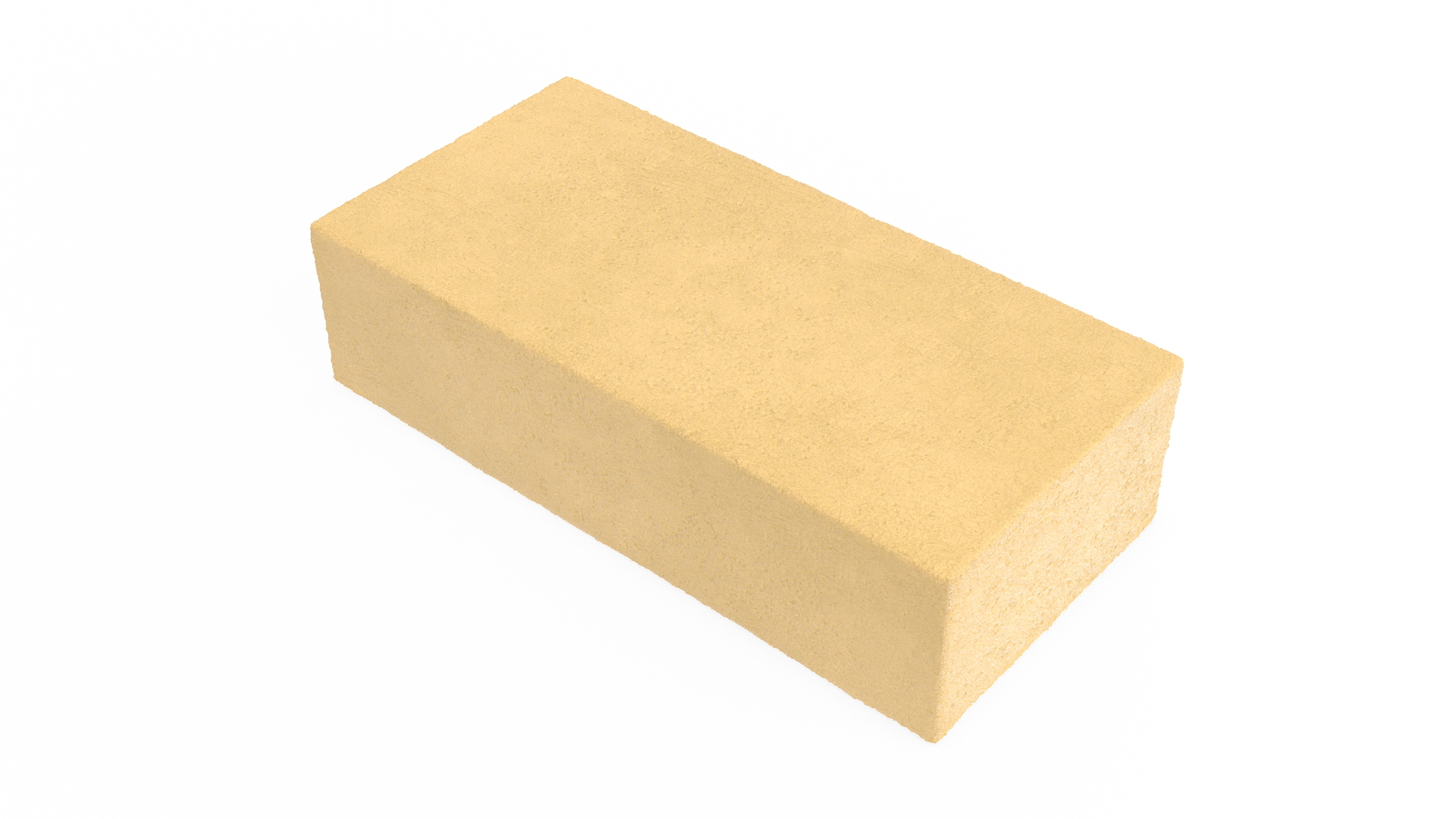 3D Ochre Solid Calcium Silicate Block Model - TurboSquid 2146508