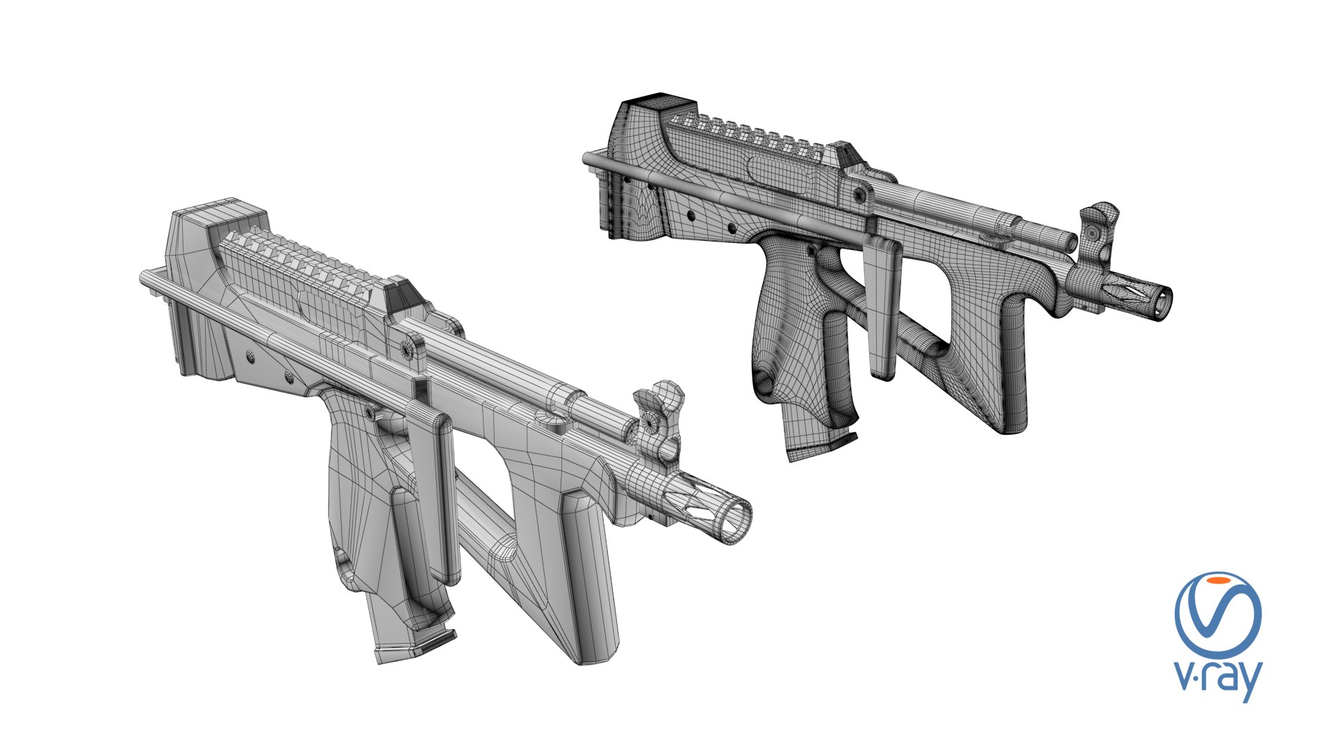 Submachine Gun PP2000 3D Model - TurboSquid 2240881