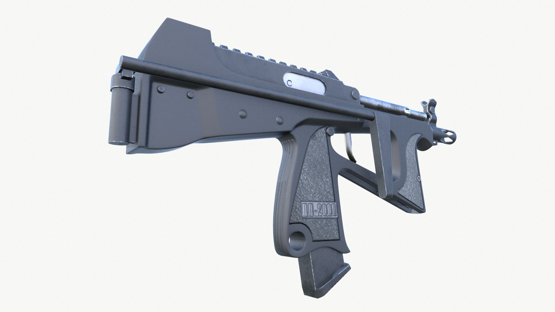Submachine Gun PP2000 3D Model - TurboSquid 2240881