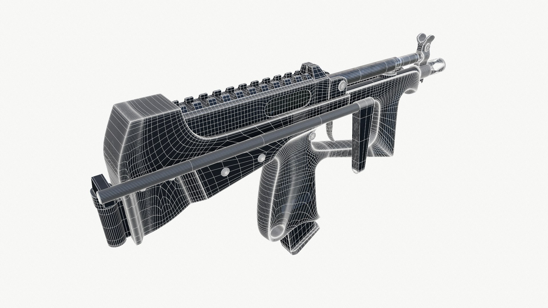 Submachine Gun PP2000 3D Model - TurboSquid 2240881