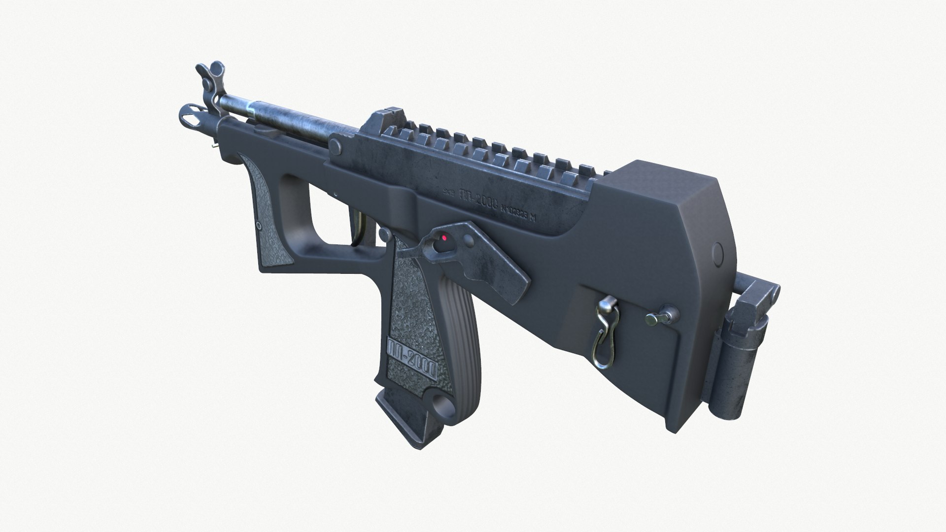 Submachine Gun PP2000 3D Model - TurboSquid 2240881
