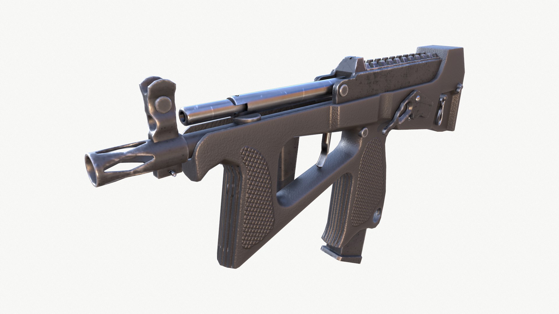 Submachine Gun PP2000 3D Model - TurboSquid 2240881