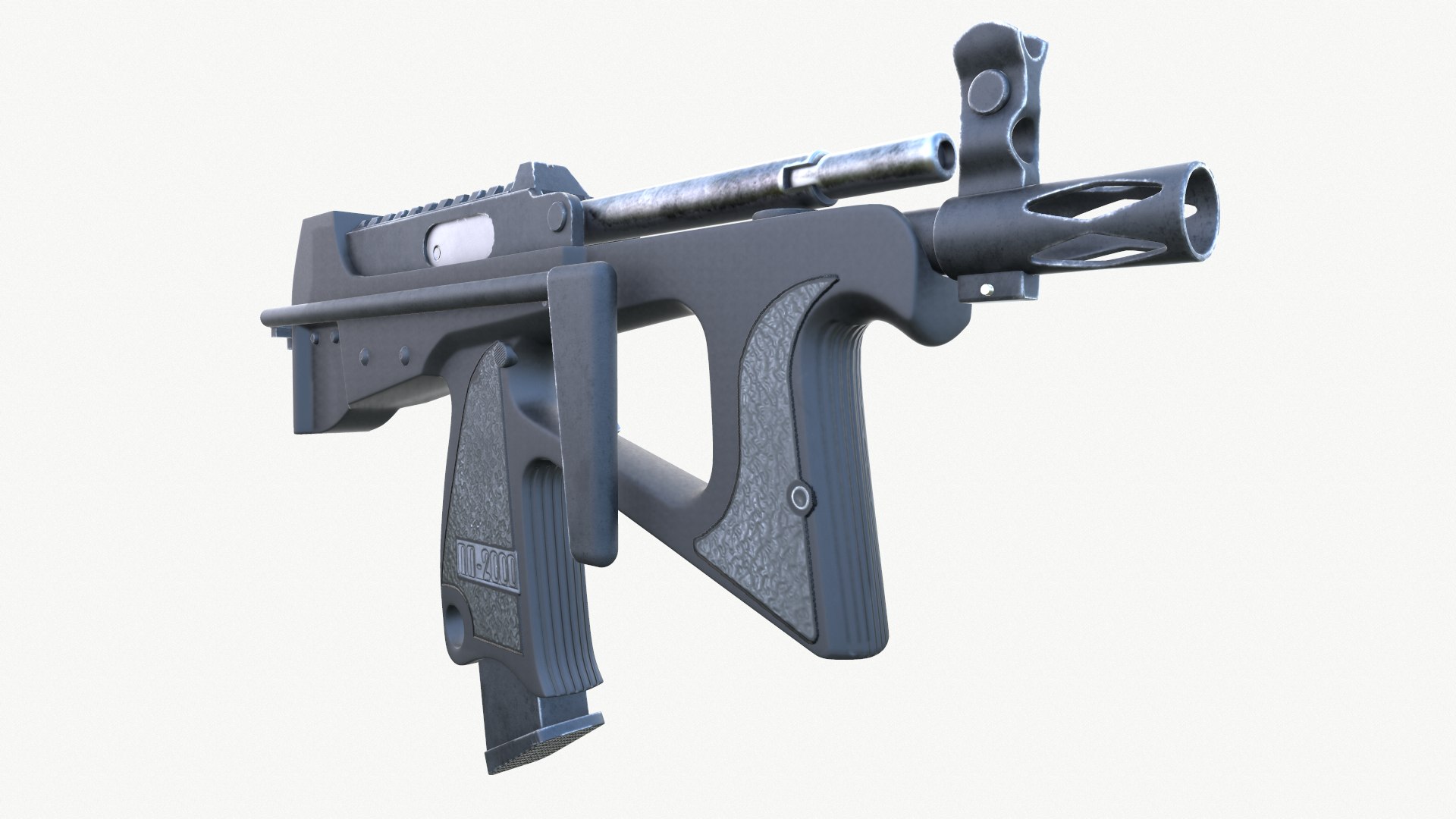 Submachine Gun PP2000 3D Model - TurboSquid 2240881