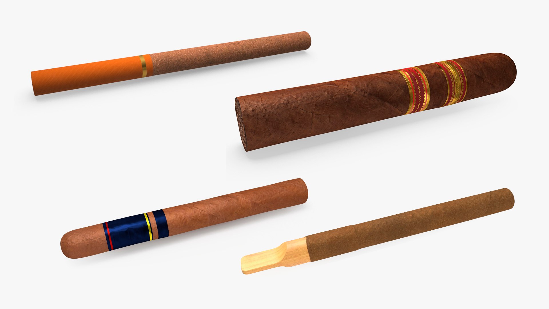 3D Cigars Collection 2 - TurboSquid 2249075