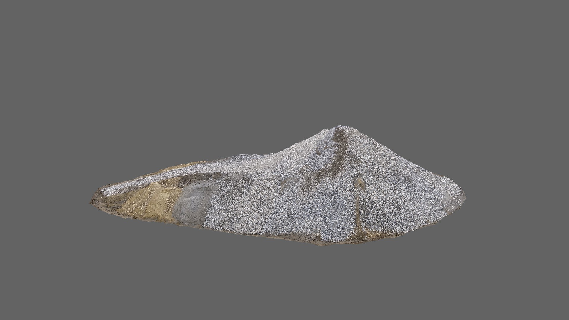 Heap Of Aggregates - Pile Of Gravel Or Sand 3D Model - TurboSquid 2055596