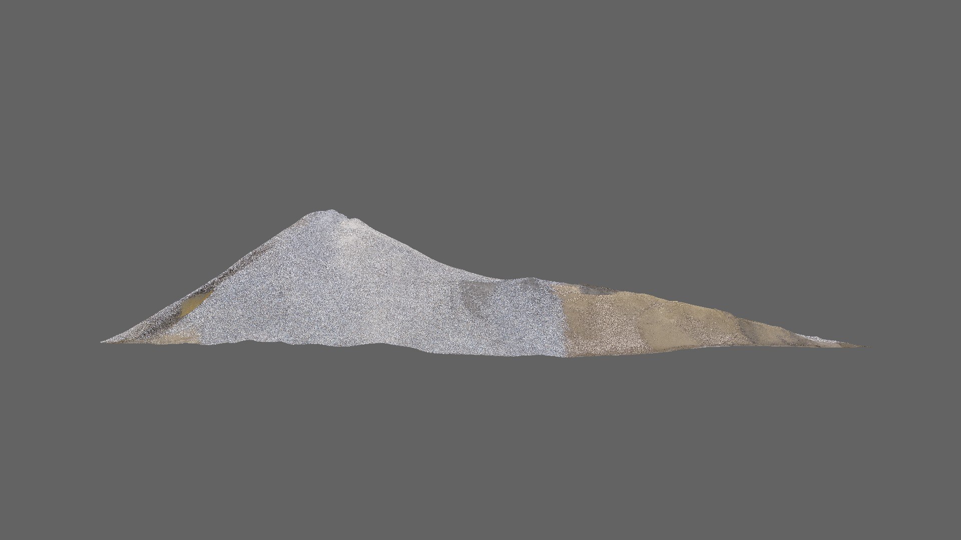 Heap Of Aggregates - Pile Of Gravel Or Sand 3D Model - TurboSquid 2055596