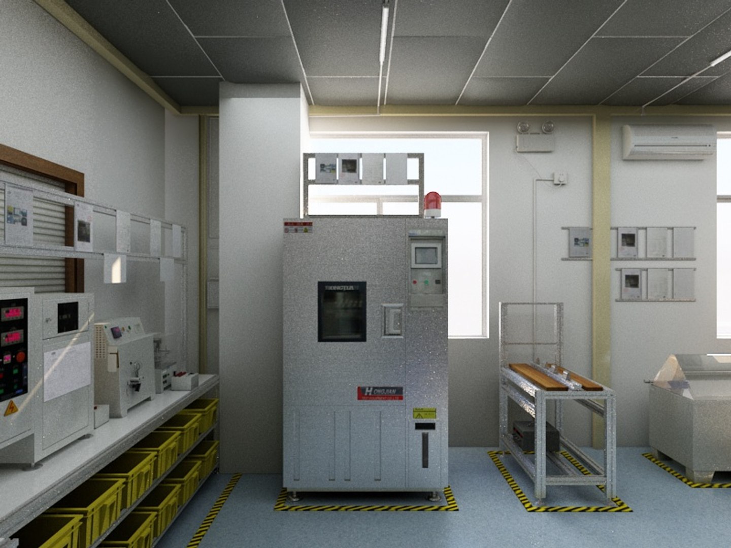 Factory Interior Scene 3D Model - TurboSquid 1477442