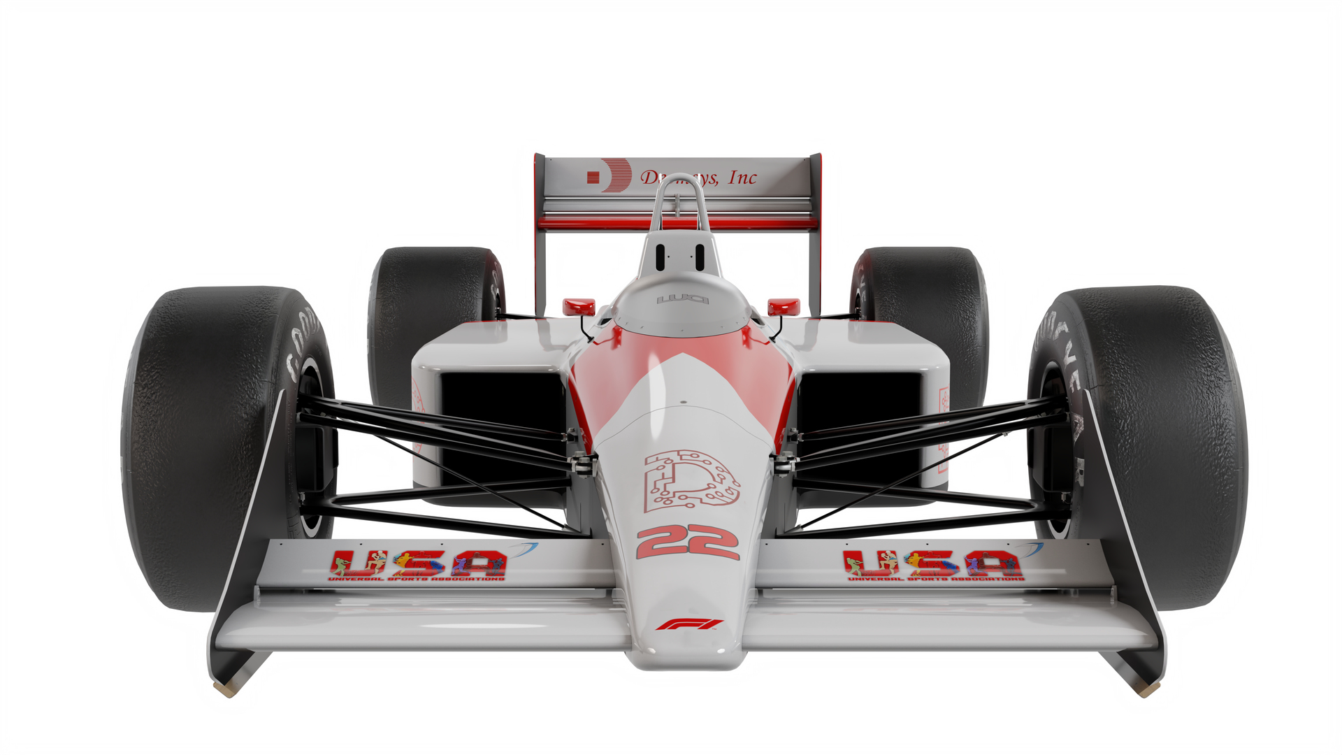 F1 car 3D model - TurboSquid 1832587