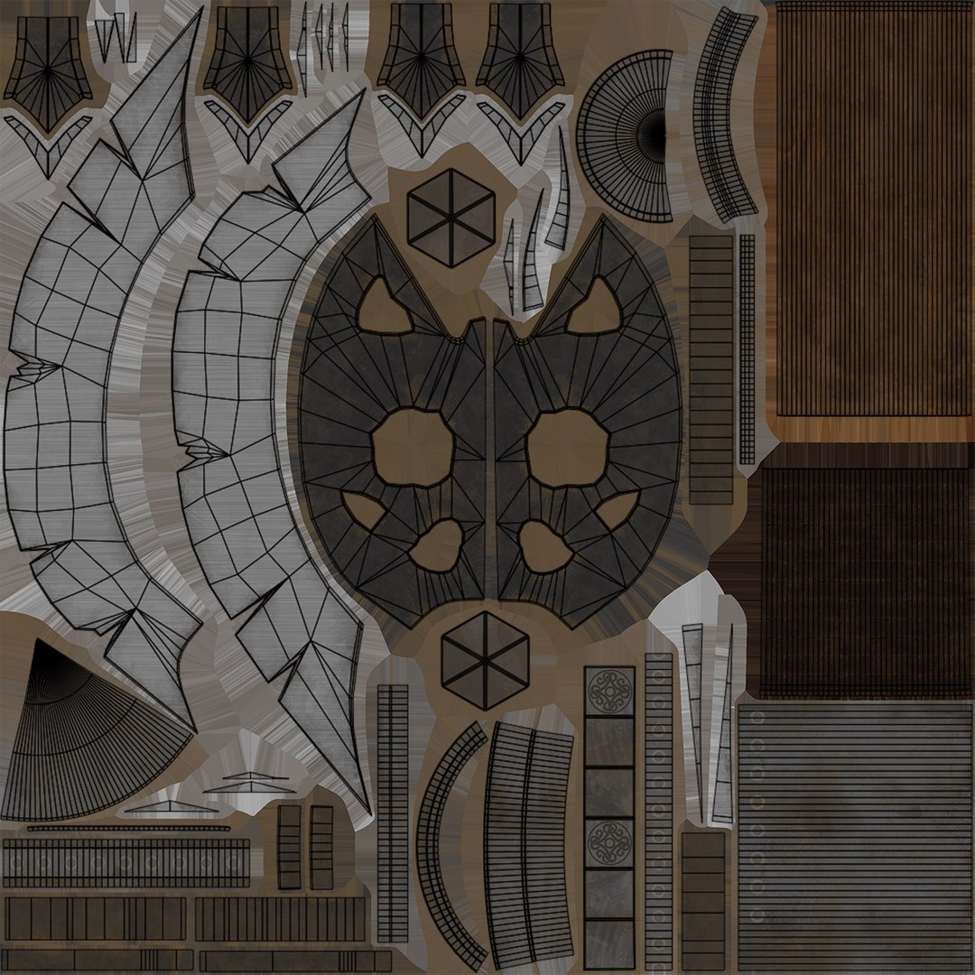 3D 6 Battle Axes Collection All PBR Unity UE Textures model ...