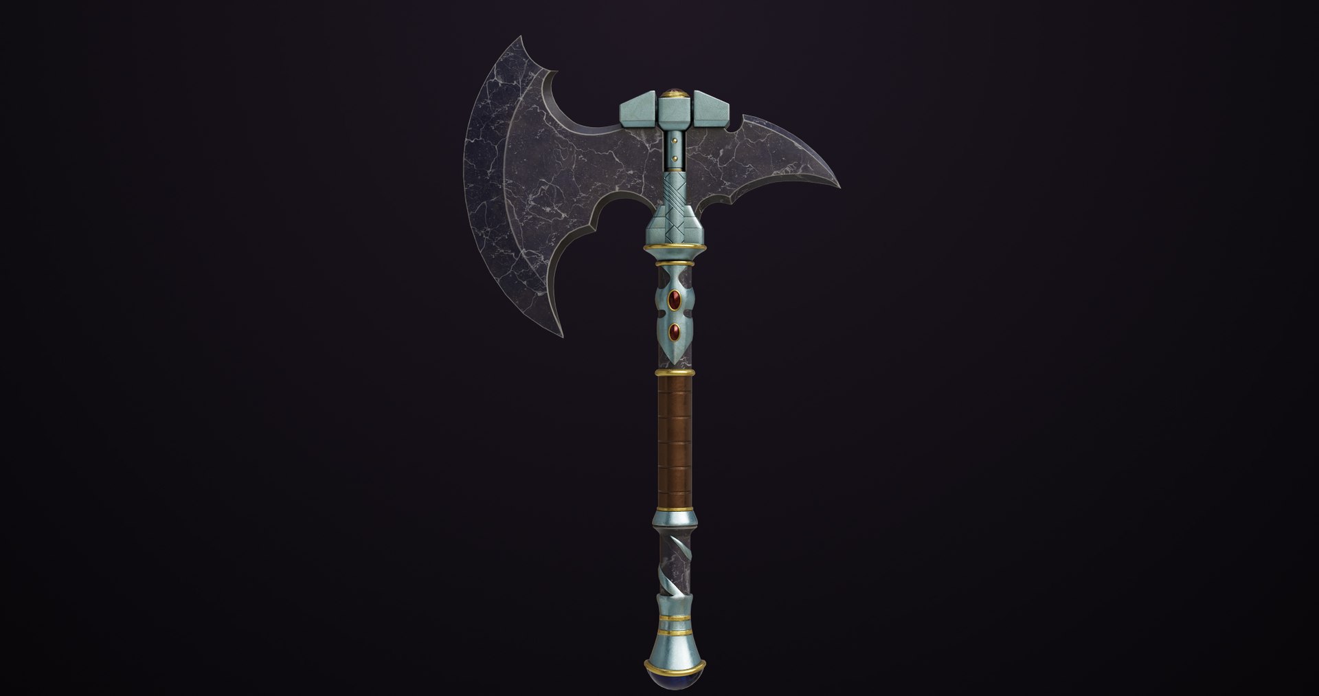 3D 6 Battle Axes Collection All PBR Unity UE Textures model ...