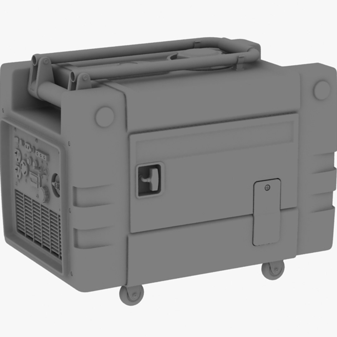 3d model portable generator