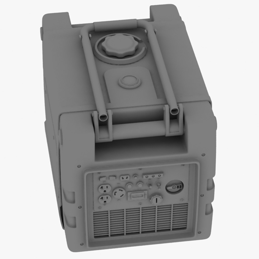 3d model portable generator