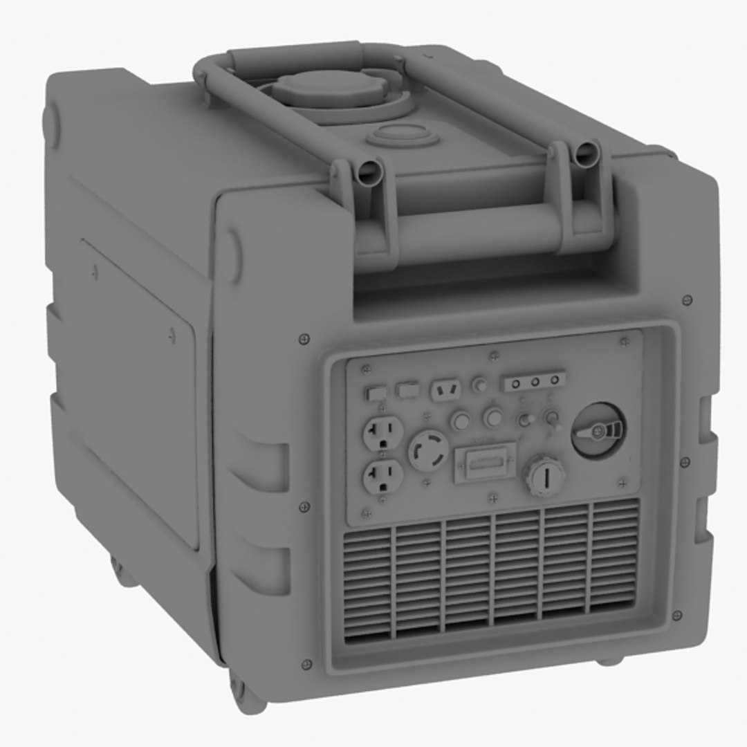 3d model portable generator