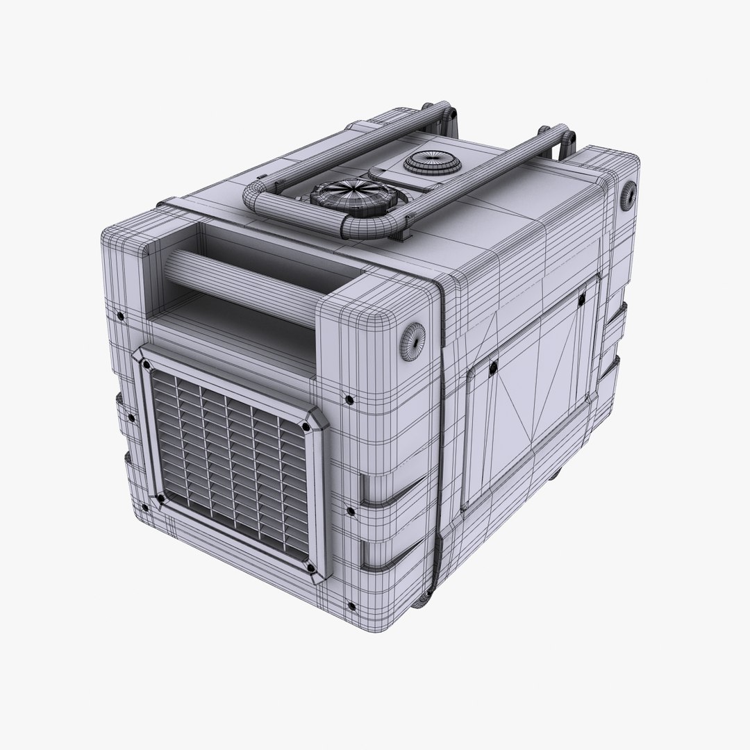 3d model portable generator