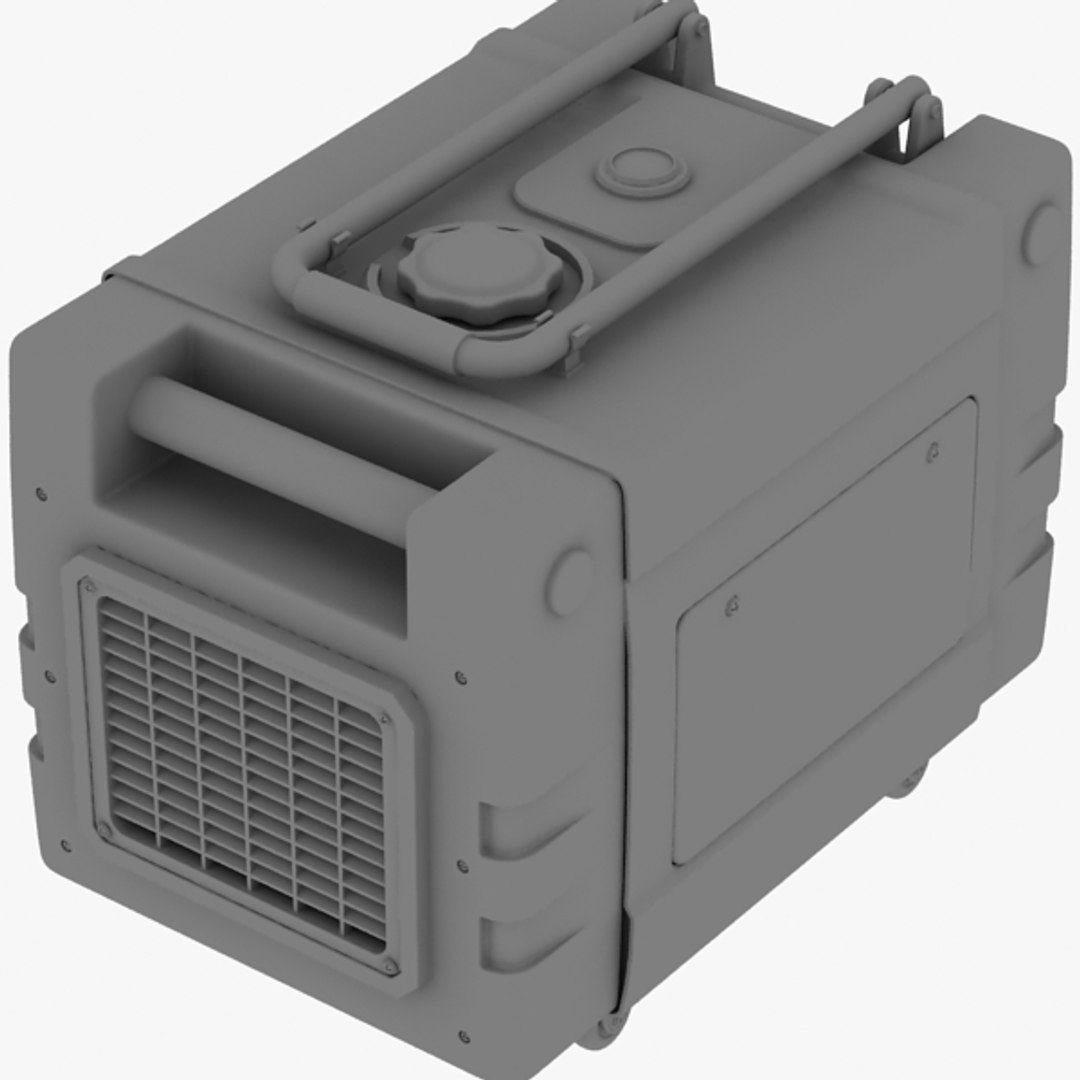 3d model portable generator