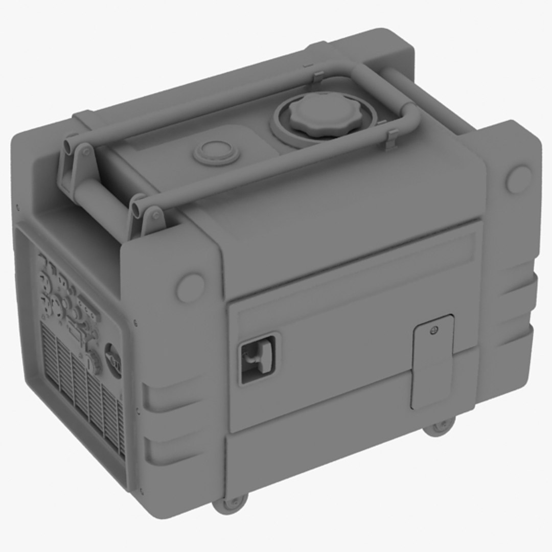 3d model portable generator