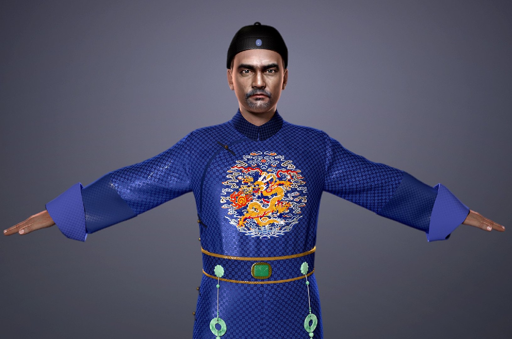 Qing Dynasty Prince Of China 3D - TurboSquid 2203039