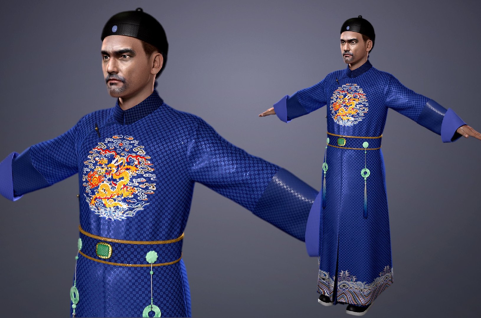 Qing Dynasty Prince Of China 3D - TurboSquid 2203039
