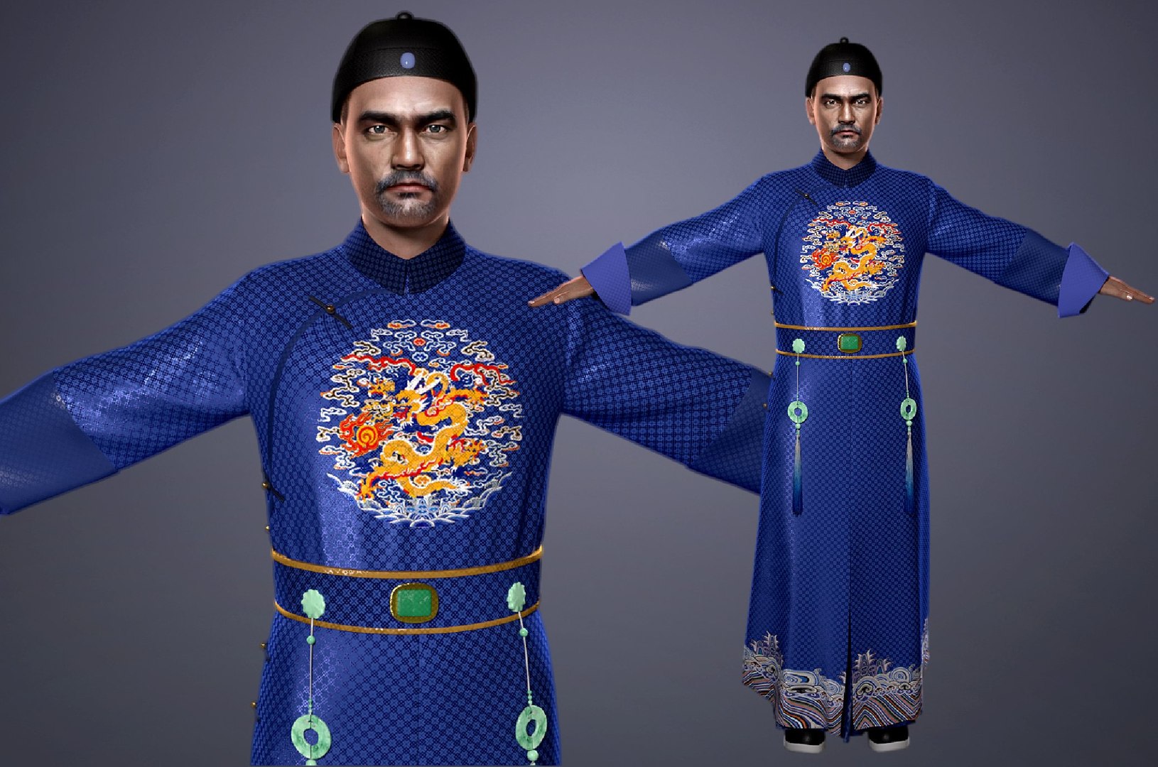 Qing Dynasty Prince Of China 3D - TurboSquid 2203039
