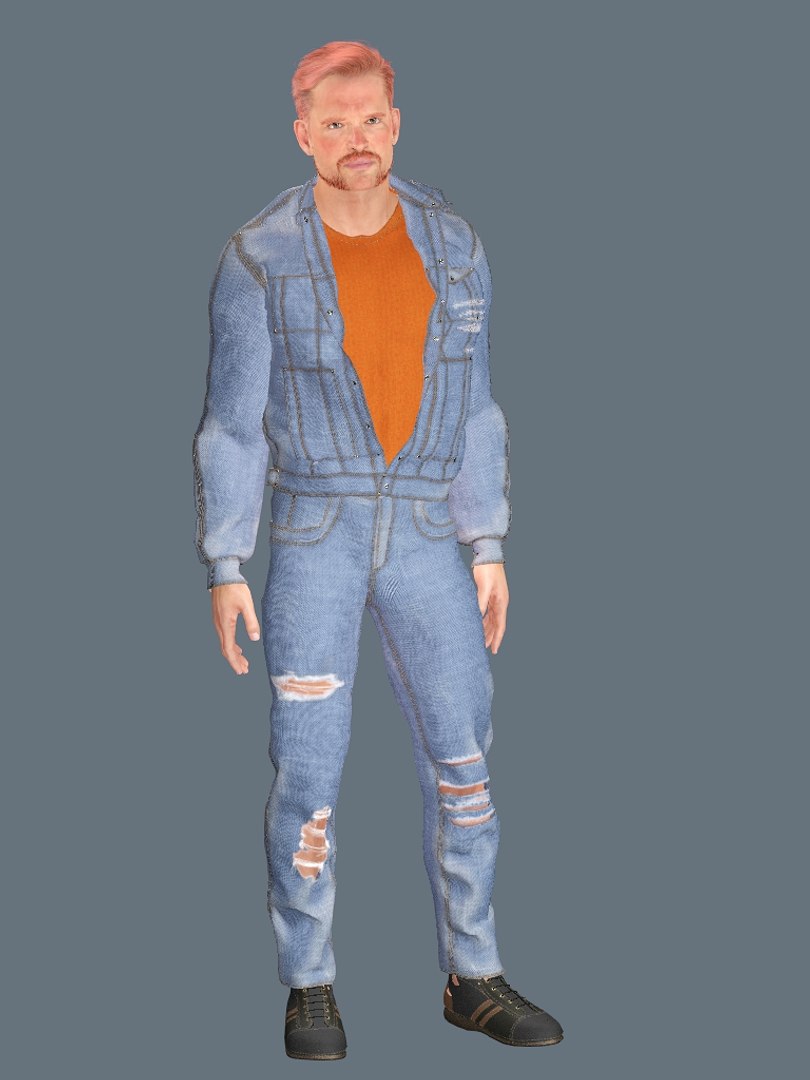 Realistic Rigged Style Man-Sam Character 3D Model 3D Model - TurboSquid ...
