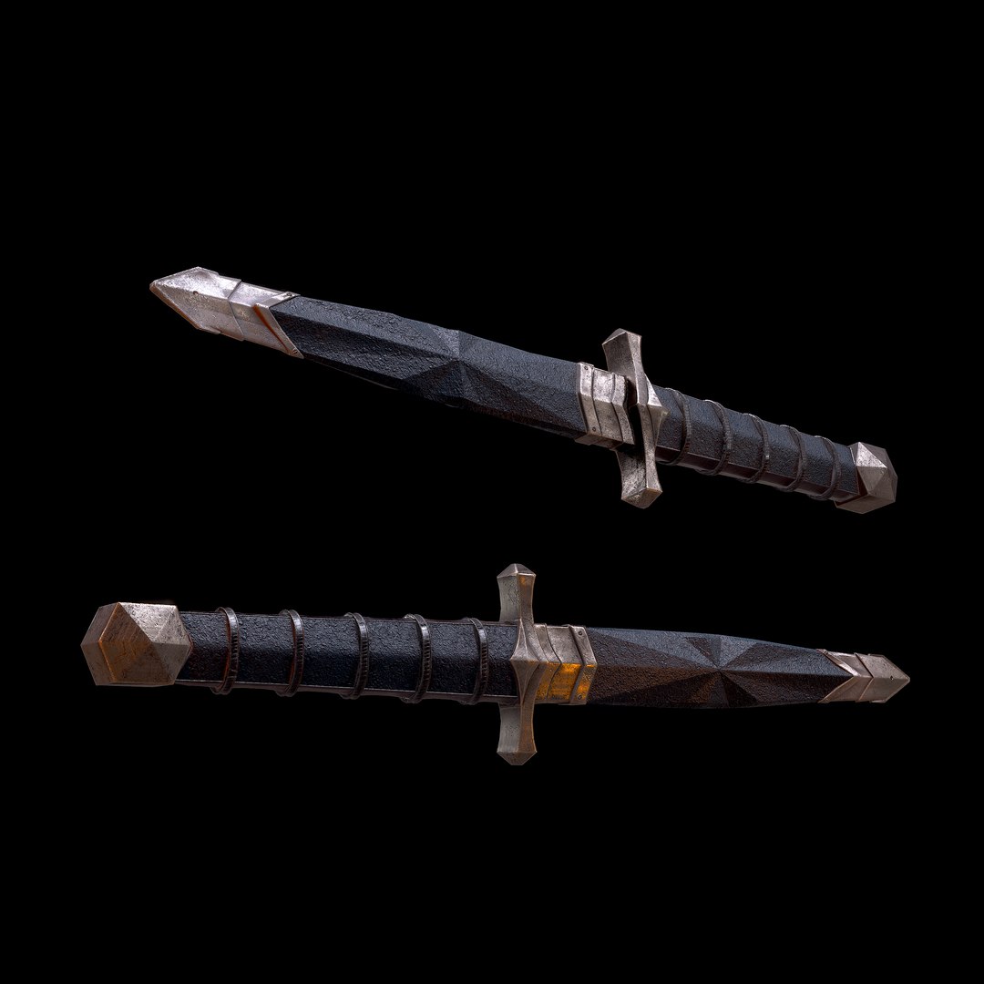Gmae Ready Dagger Model - TurboSquid 1783953