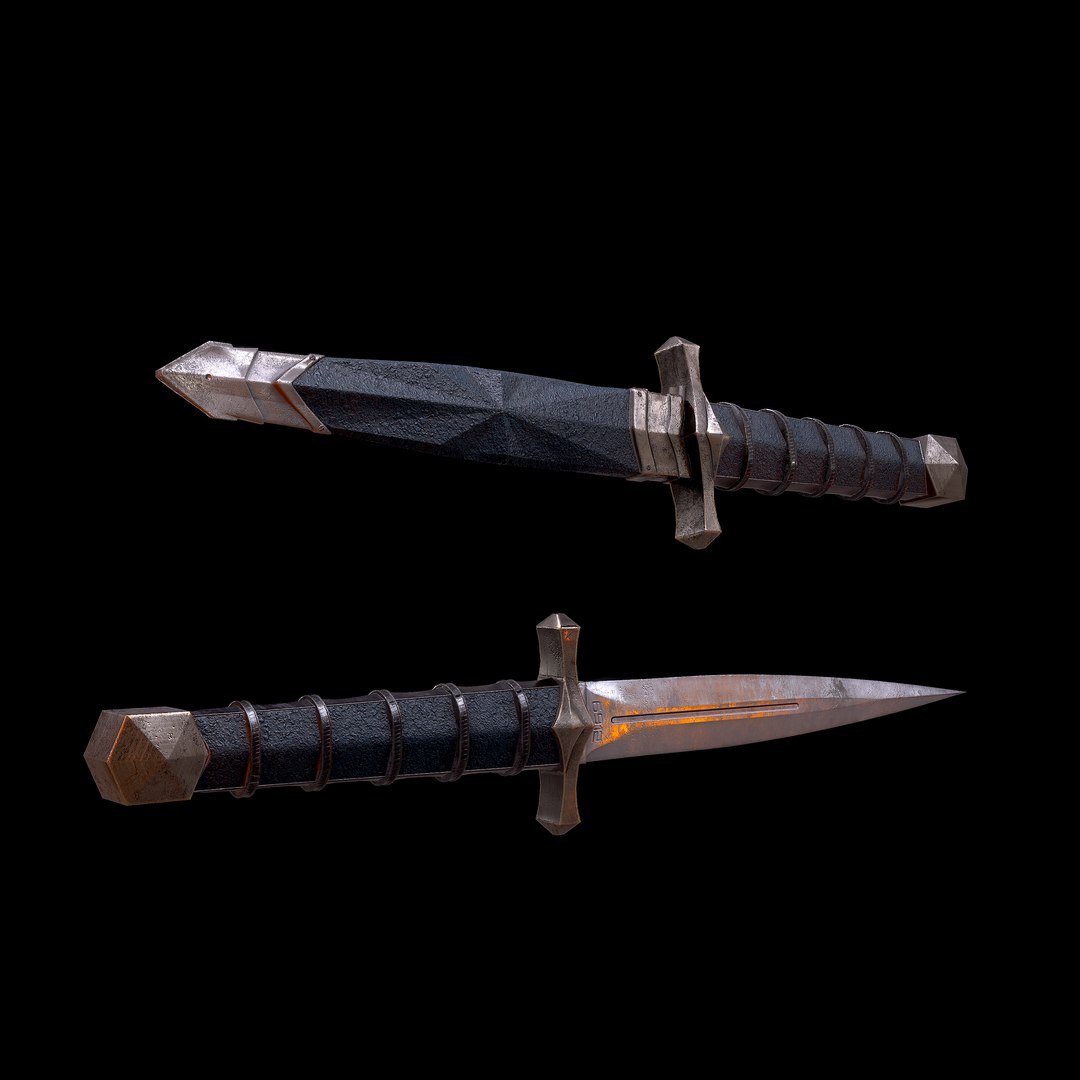 Gmae Ready Dagger Model - TurboSquid 1783953