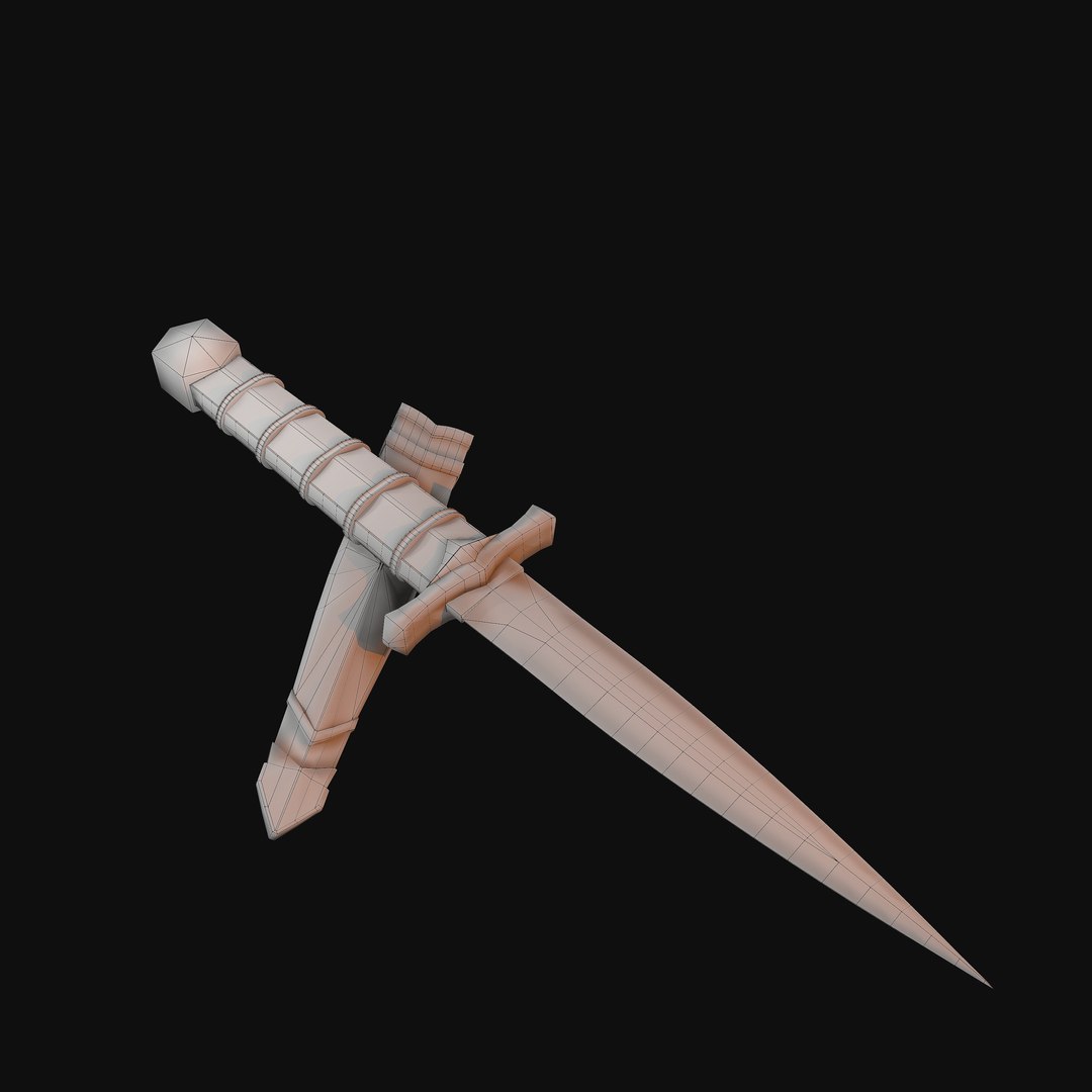 Gmae Ready Dagger Model - TurboSquid 1783953