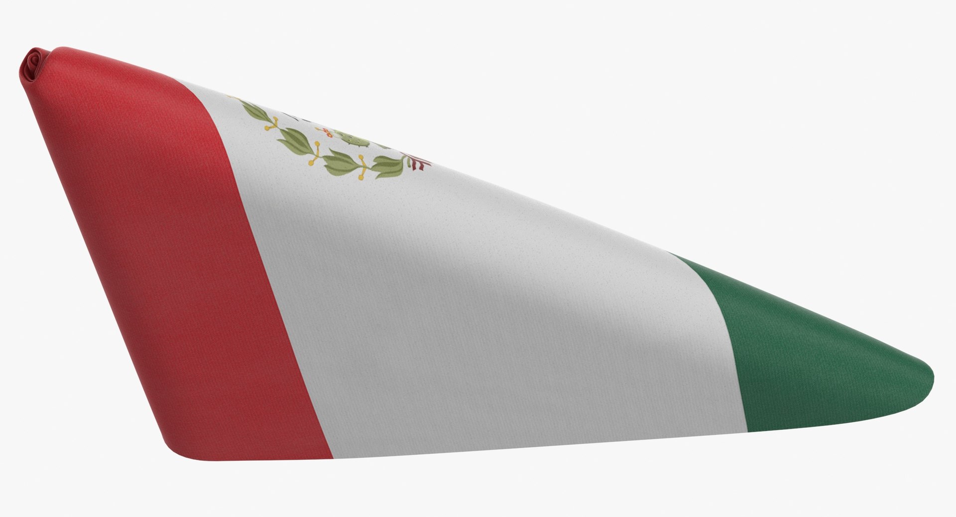Flag Folded Triangle Mexico 3D Model - TurboSquid 1570334