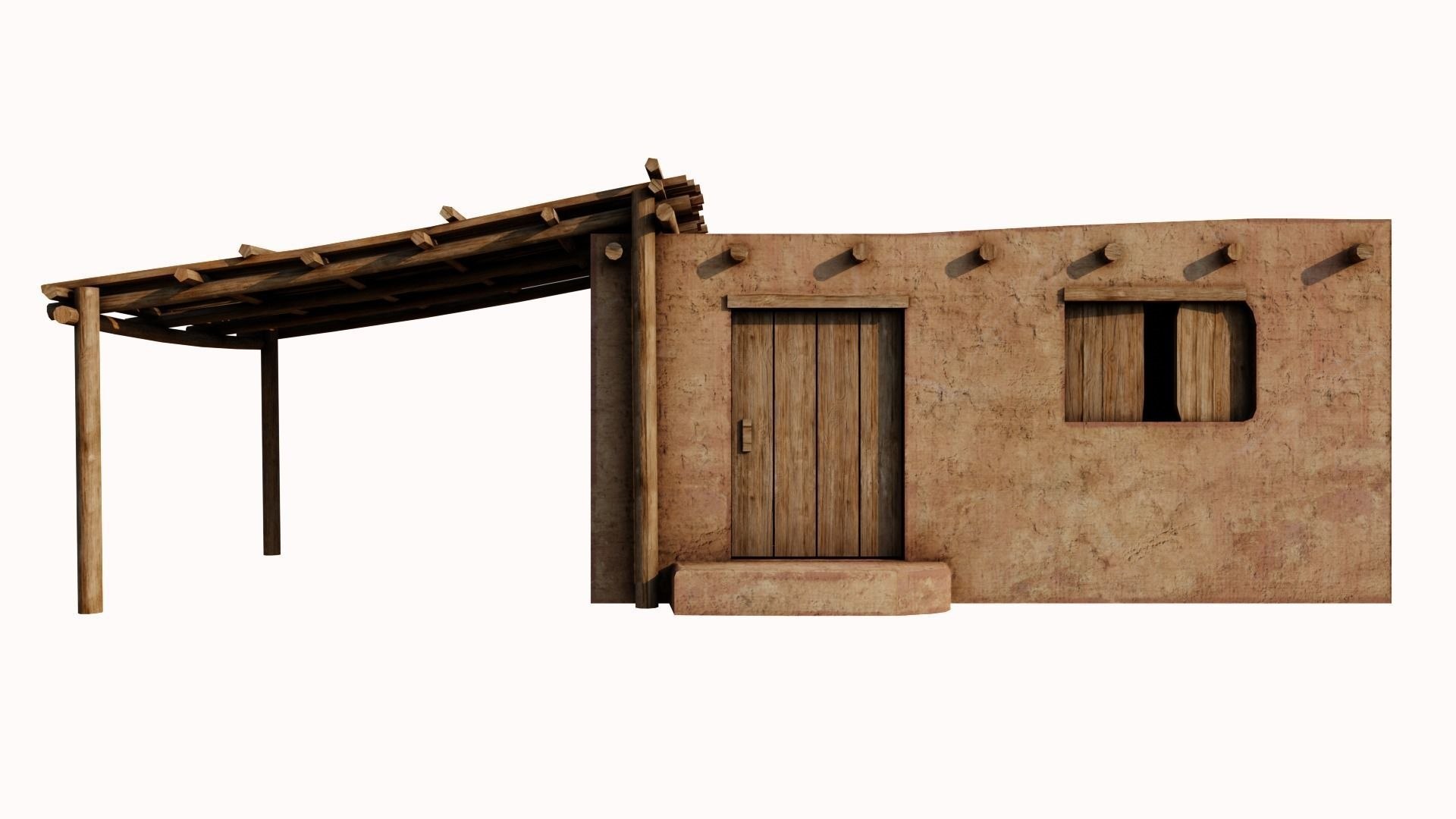 Small Hut Model - TurboSquid 1835519