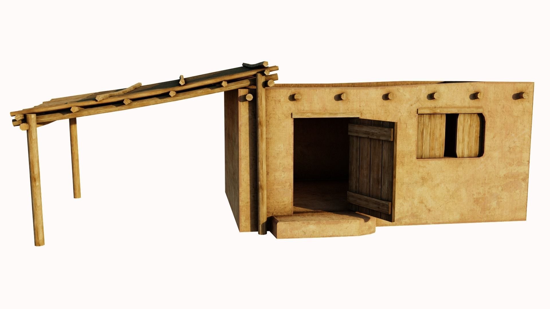 Small Hut Model - TurboSquid 1835519