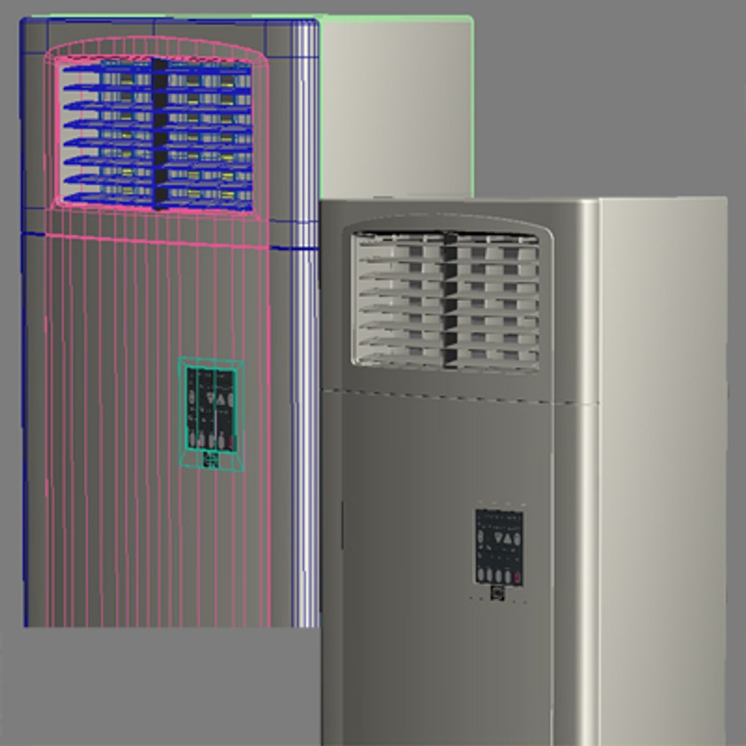 3d Industrial Air Conditioner Model
