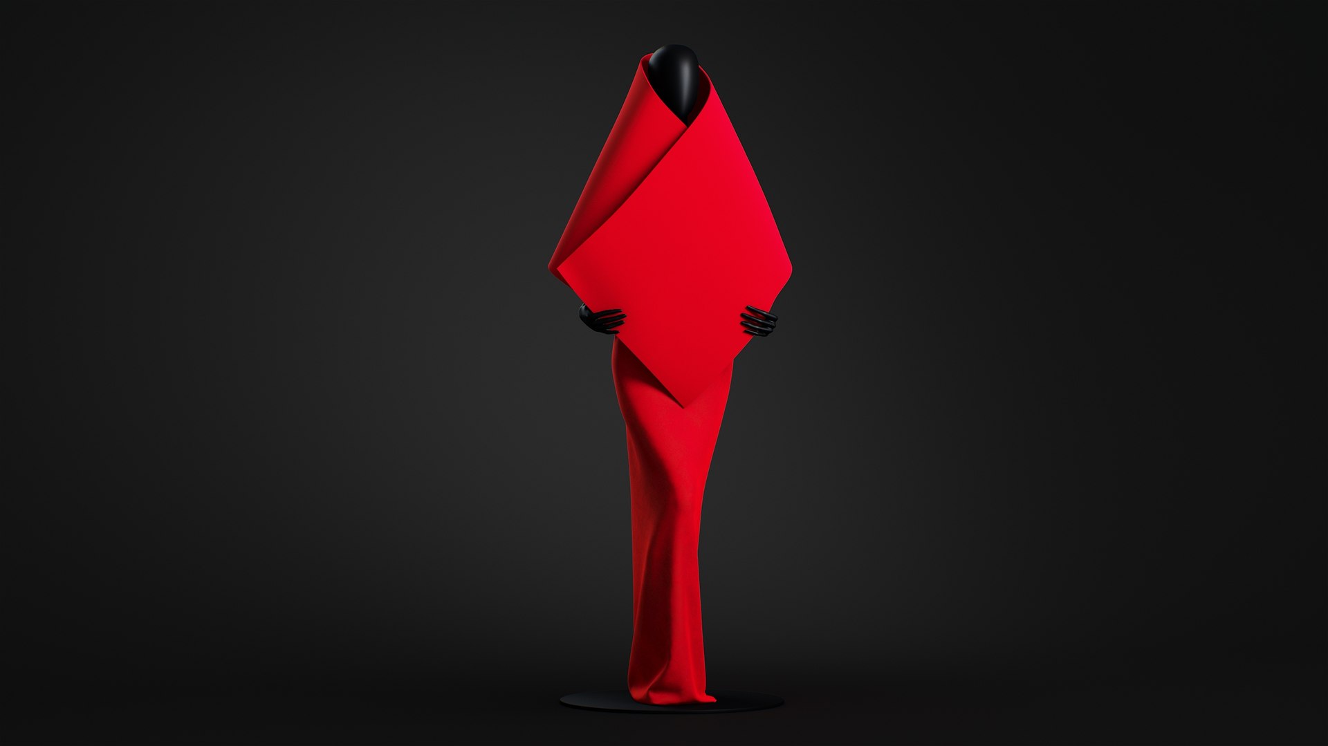 3D Model Gareth Pugh Spring 2018 Model 01 - TurboSquid 1815117