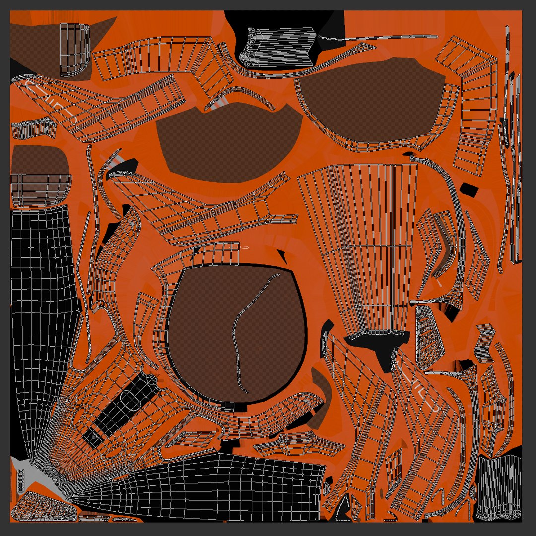 3D model eVTOL Flying Car Air One Orange PBR - TurboSquid 2059948