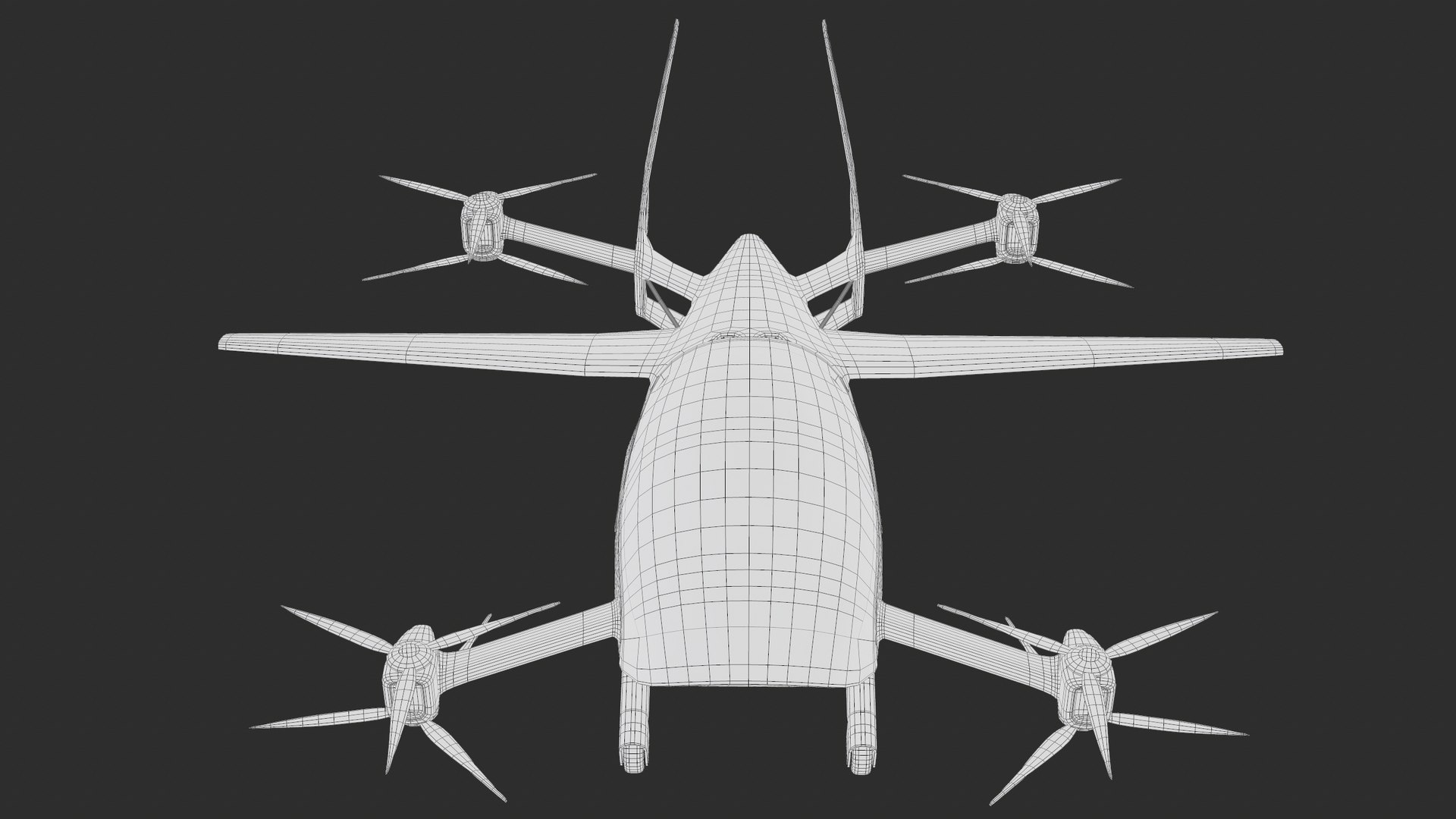 3D Model EVTOL Flying Car Air One Orange PBR - TurboSquid 2059948