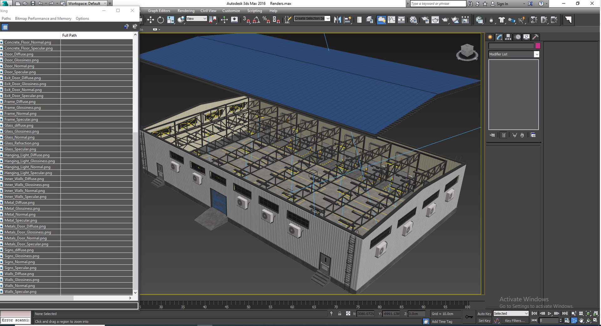 Detailed Warehouse With Interior And Exterior 3D Model - TurboSquid 2117291