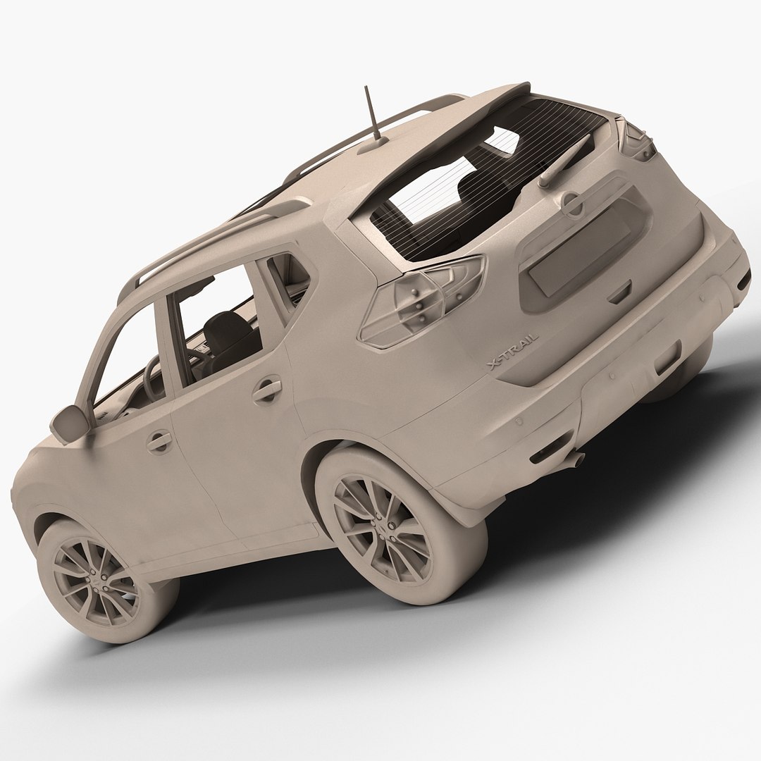 2014 nissan x-trail 3d model