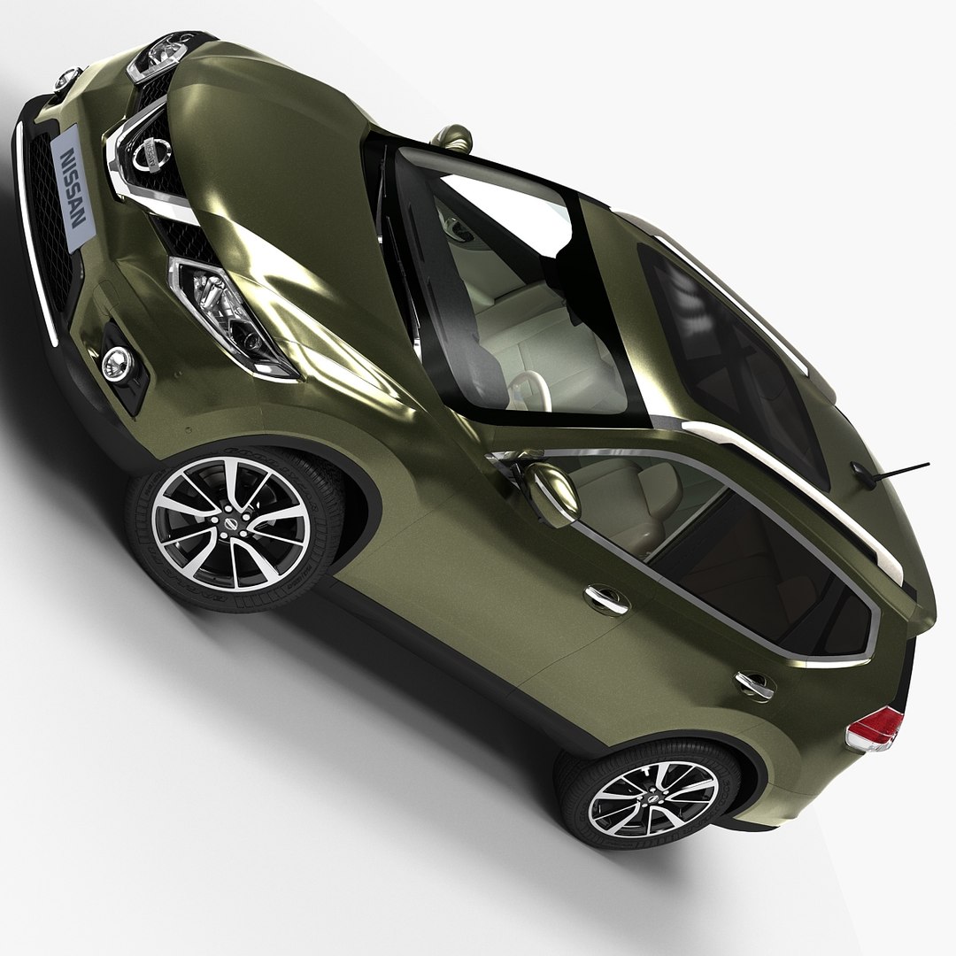 2014 Nissan X-trail 3d Model